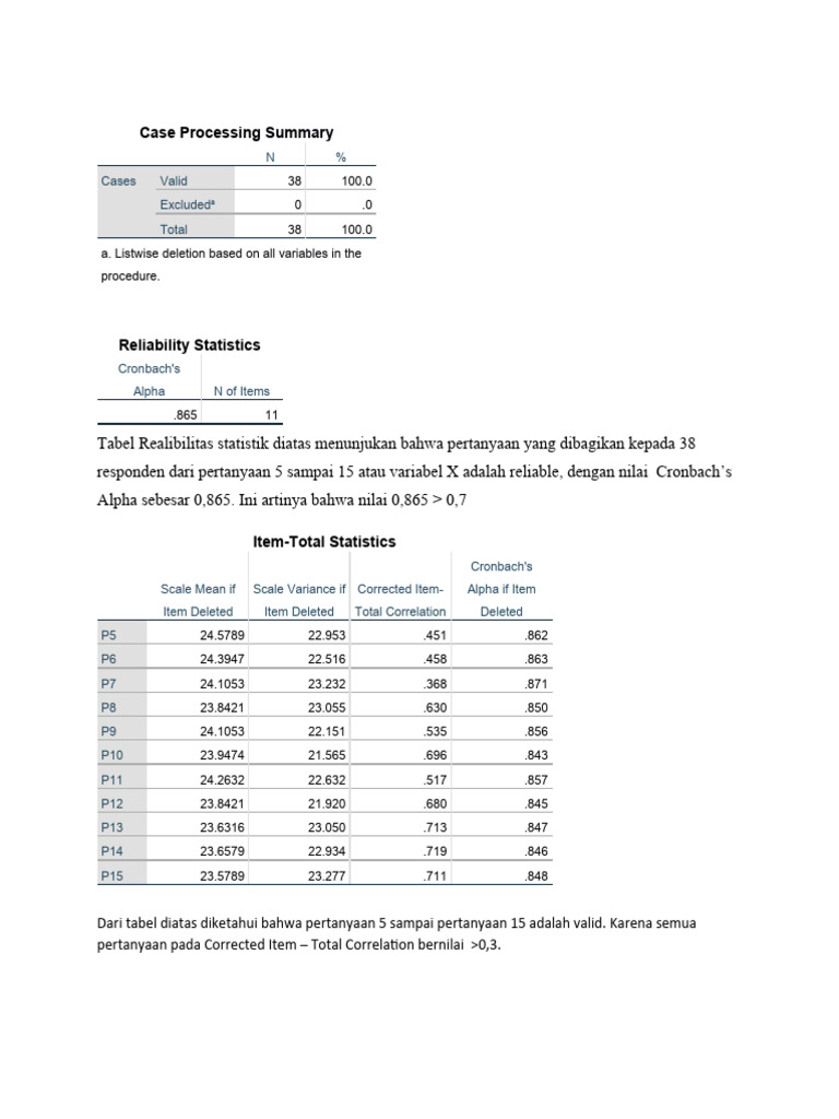Case Processing Summary | PDF