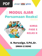 Modul Ajar Kelas XI (Kesetimbangan Kimia) | PDF