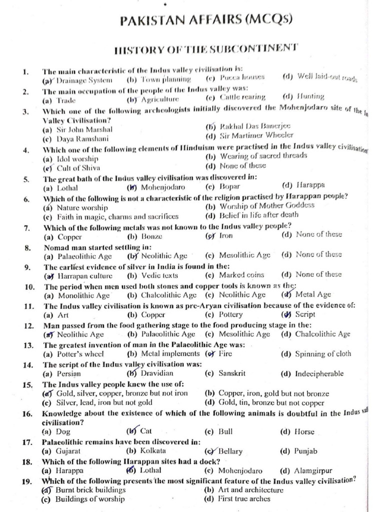 History of Sub-Continent. Pakistan Affairs | PDF