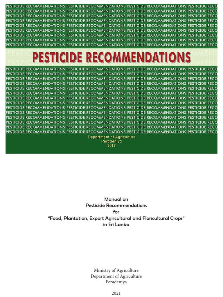 ROP_book | PDF | Pesticide | Agriculture