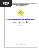 Tài liệu đặc tả yêu cầu phần mềm (SRS) | PDF