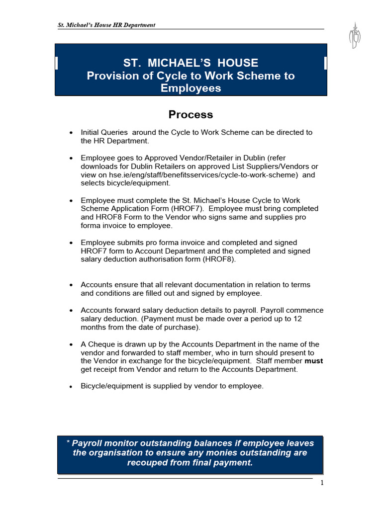 Cycle To Work Scheme Conditions and Application Form 2020 | PDF ...
