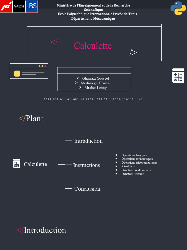 Projet Calculette | PDF