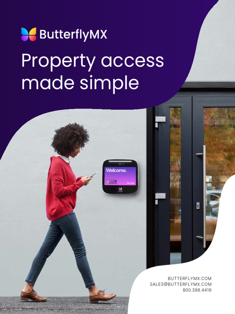 Butterflymx Brochure-1 | PDF | Elevator