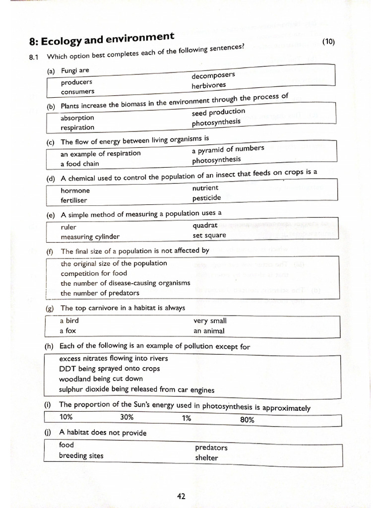 Ecology and environment scan | PDF