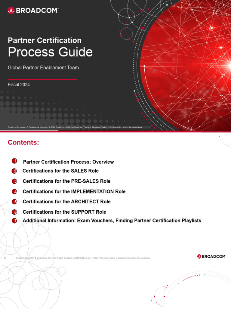 2024 - Broadcom Partner Certification Process Guide With VMware ...