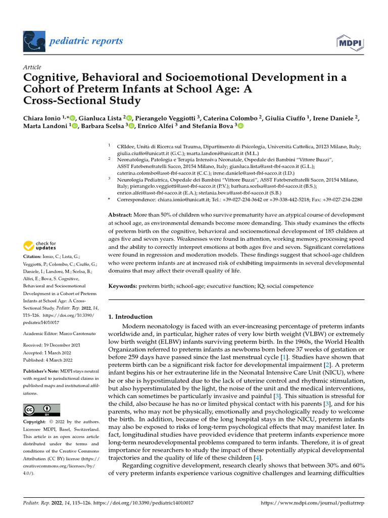 1. Cognitive, Behavioral and Socioemotional Development at school age | PDF | Wechsler Adult ...