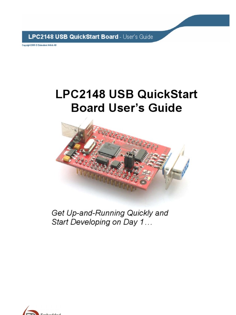 LPC2148 Quick Start Board Users Guide-Version 1.0 Rev A | PDF | Usb ...