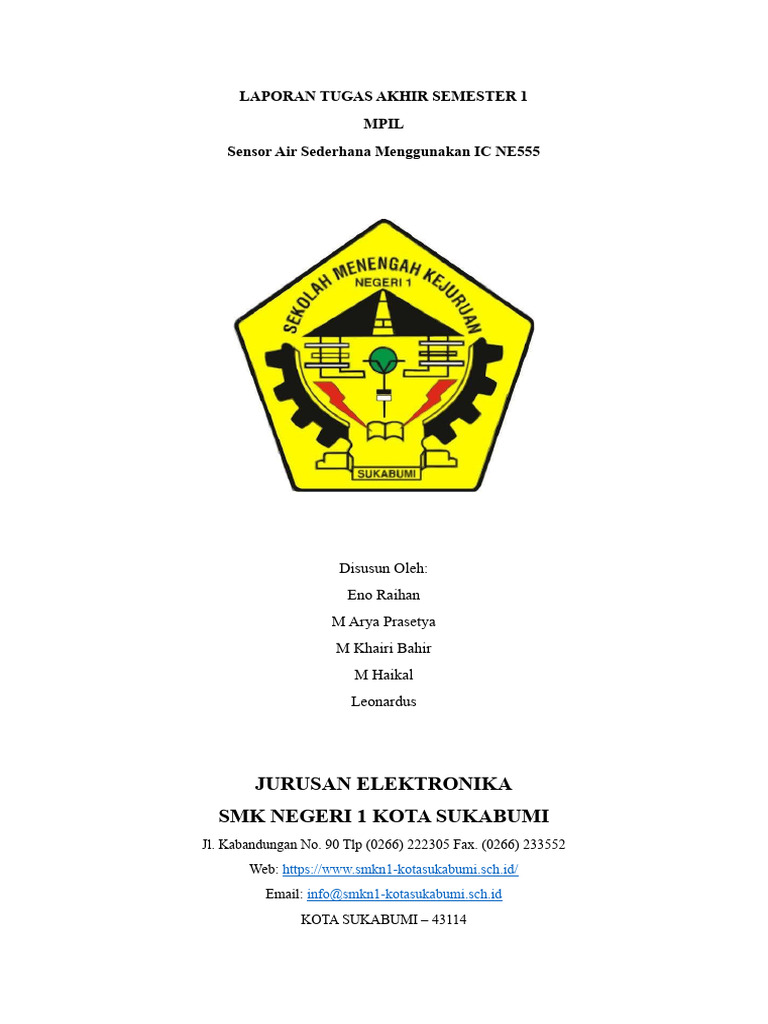 Laporan Tugas Akhir Semester 1 Keno | PDF