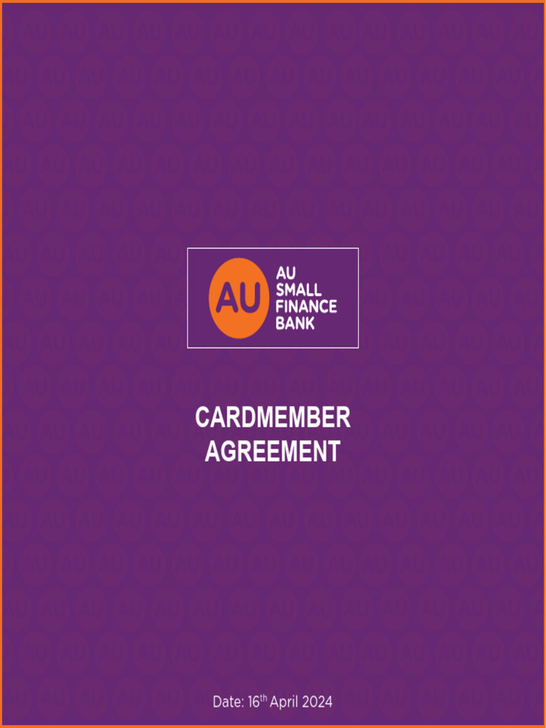 Credit Card Member Agreement | PDF | Credit Card | Debit Card