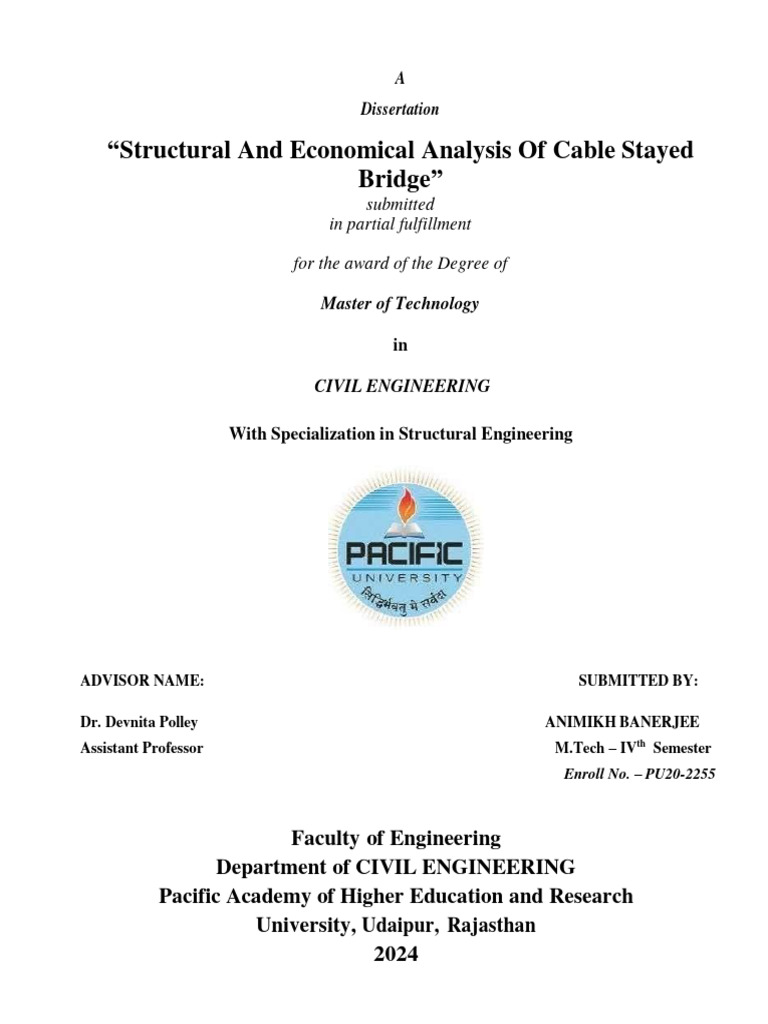 Structural Bridge Analysis Dissertation | PDF | Bridge | Structural Engineering