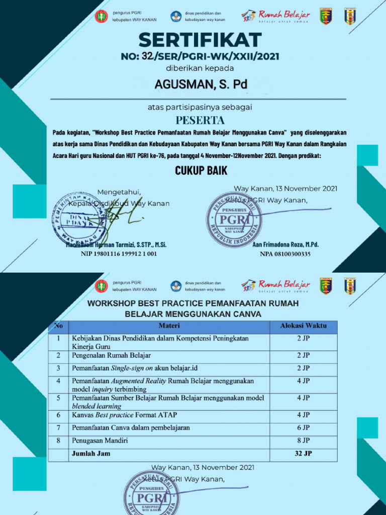 Diklat Pak Agus 4 | PDF