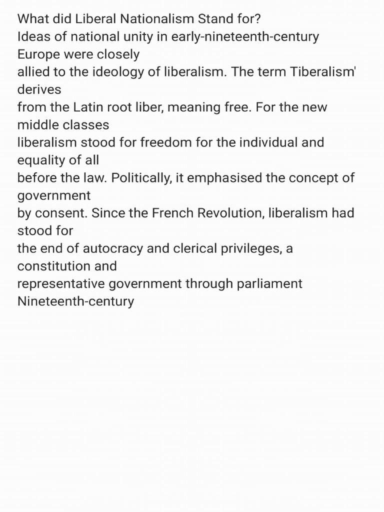Liberalism | PDF