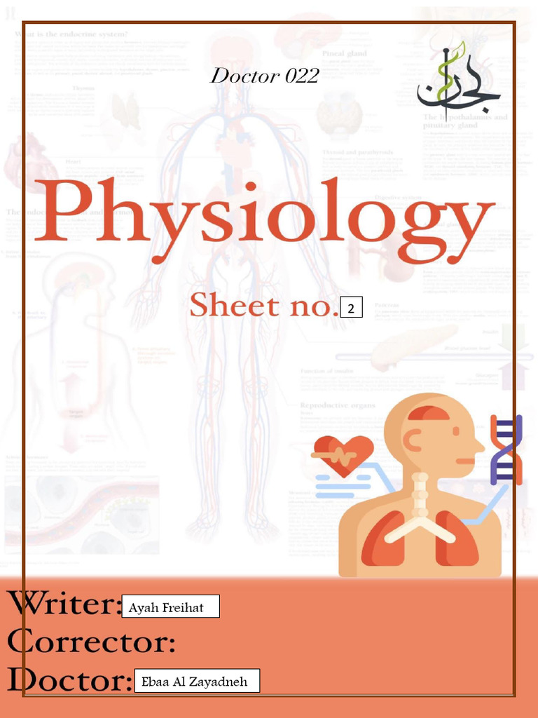 sheet 2 physio (1) | PDF | Cell Membrane | Endoplasmic Reticulum