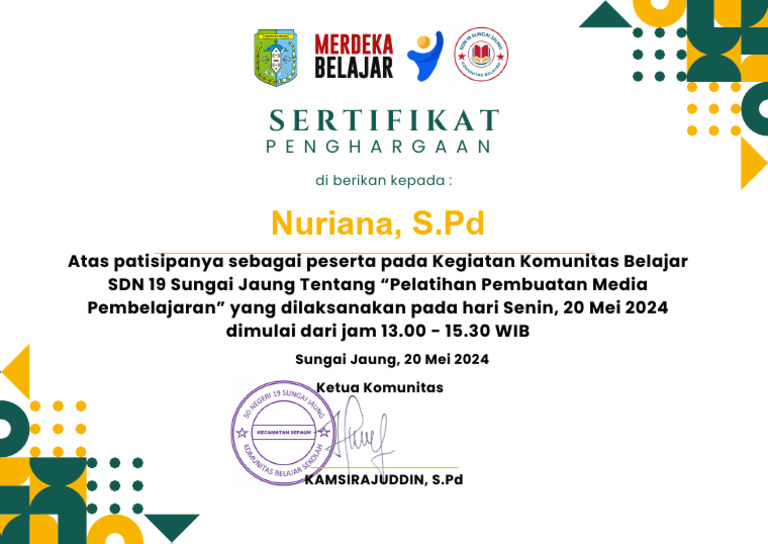 Sertifikat Kombel | PDF | Ilmu Sosial