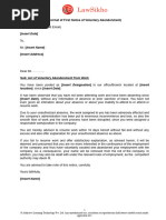 AWOL Letter To Employee | PDF | Career & Growth