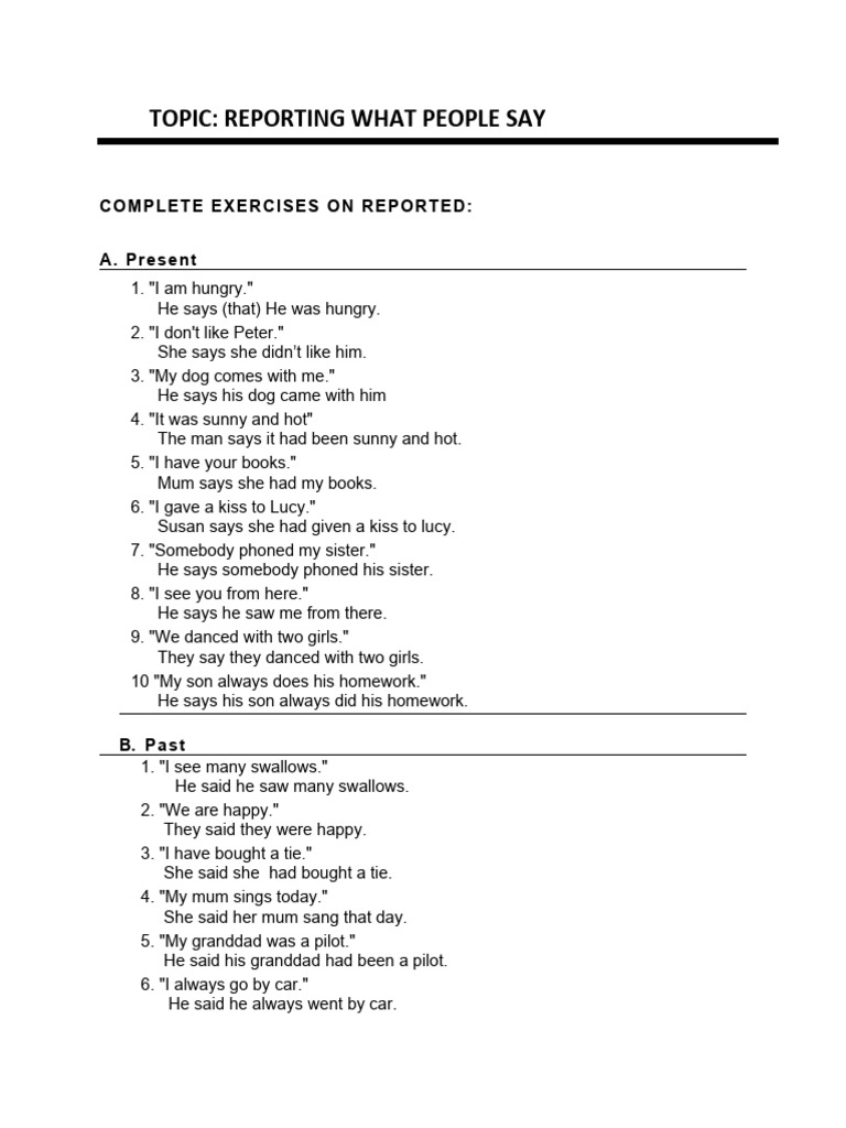 Reporting What Pwople Say | PDF | Language Arts & Discipline | Art
