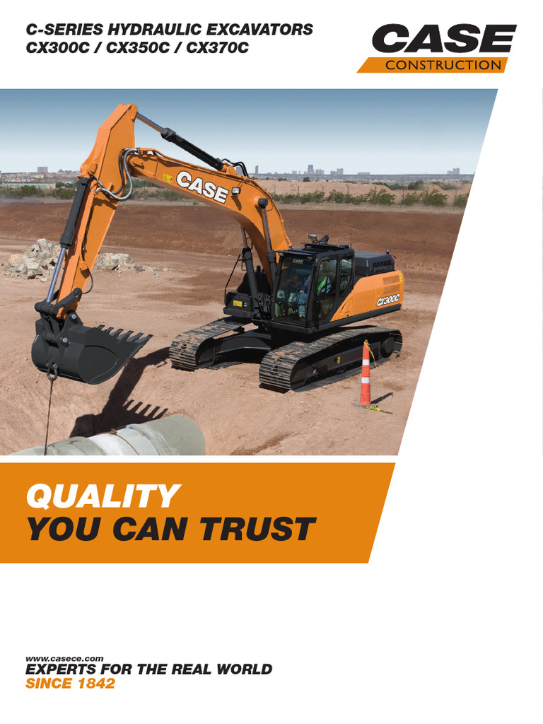 Crawler Excavators cx300c cx350c cx370c en | PDF | Horsepower | Engines