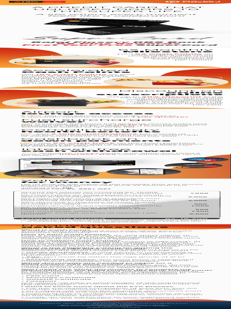 Supercard Brochure 5 X Plus Rewards First Year Freepdf | PDF