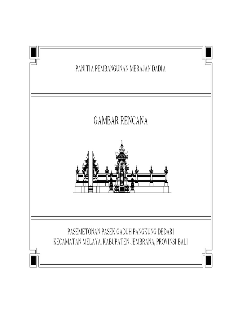 Proposal Merajan Dadia Pasek Gaduh Melaya | PDF