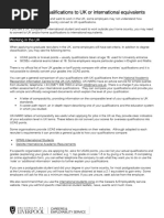 UK Qualifications Comparison Table PDF | PDF | Postgraduate Education ...