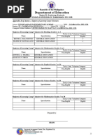 Class Reading Profile | PDF