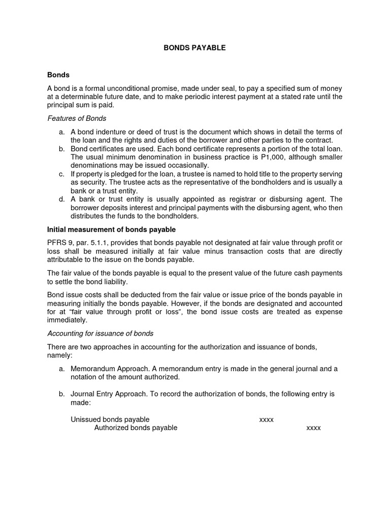 Understanding Bonds Payable Accounting | PDF | Bonds (Finance) | Fair Value