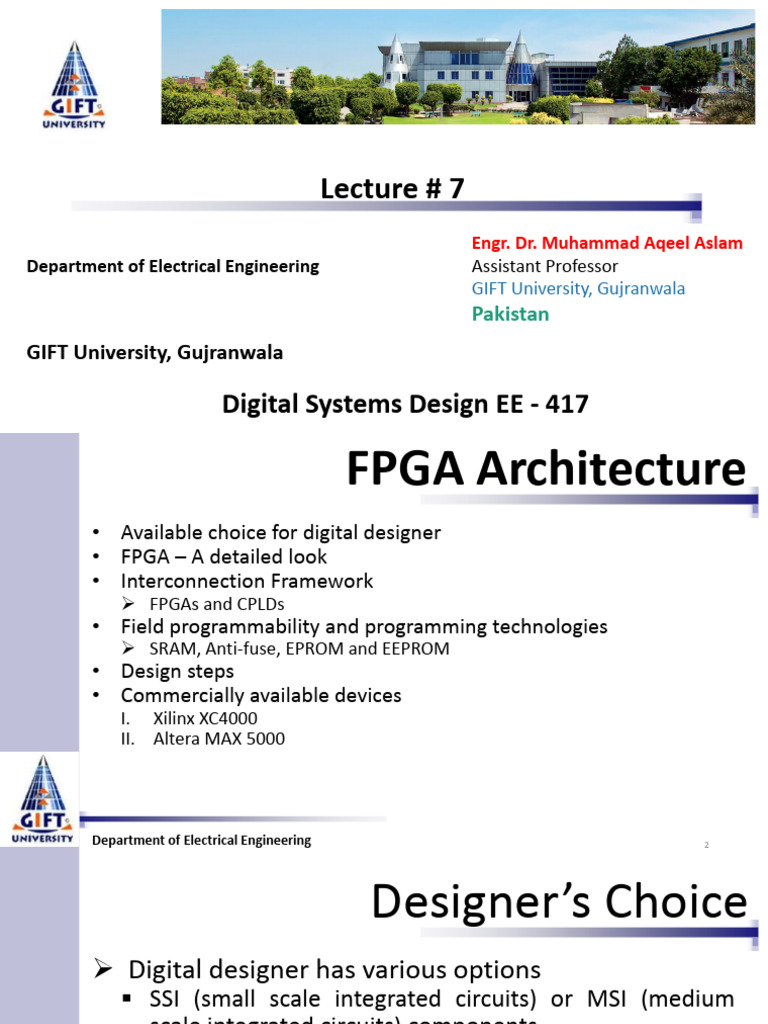 Lecture 2 | PDF | Field Programmable Gate Array | Computing Lecture 2 | PDF | Field Programmable Gate Array | Computing