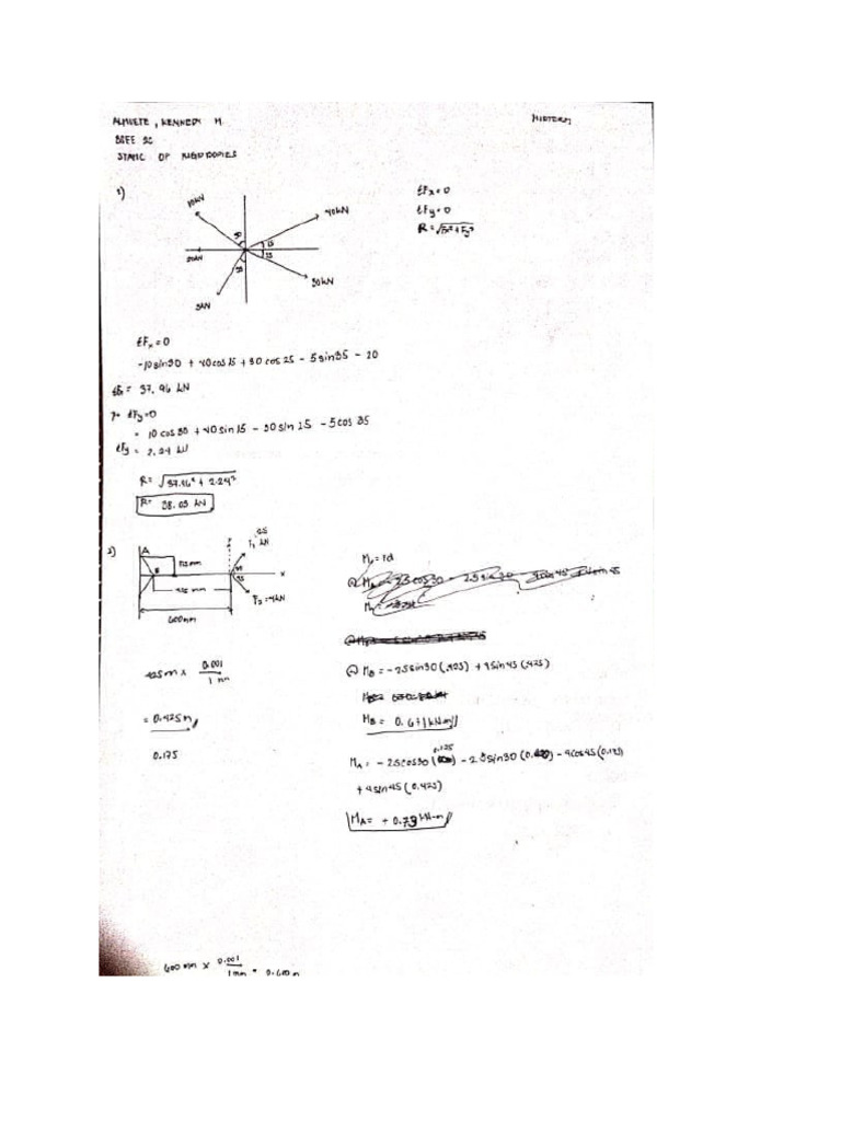 Solution Static | PDF