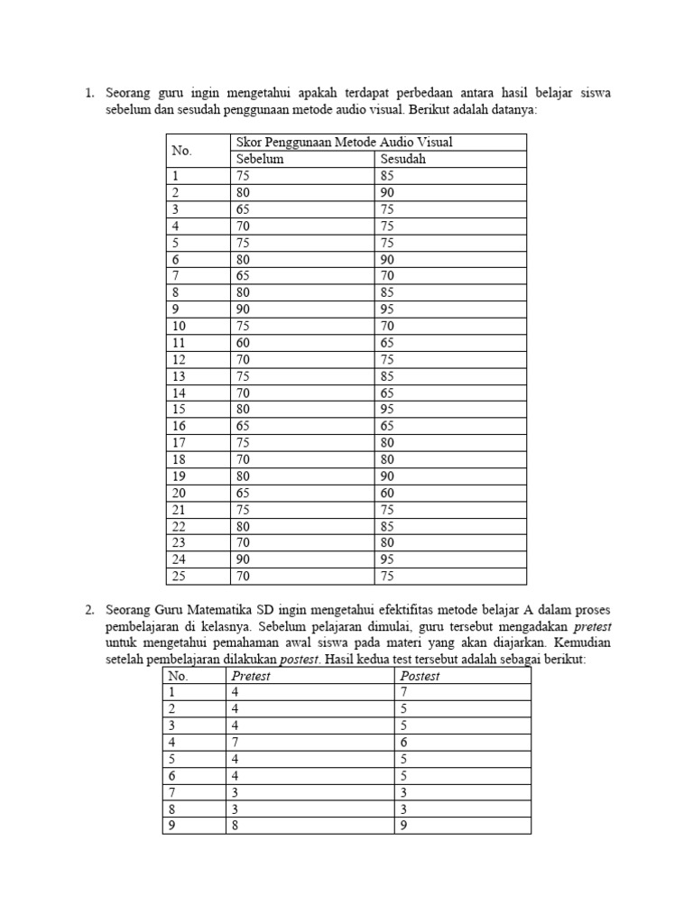 Bahan Olah Data SPSS | PDF