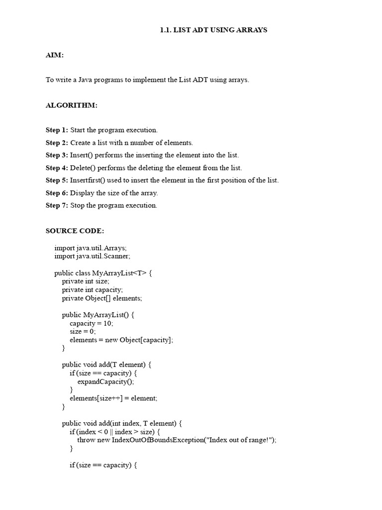 Data Structures Using Java Lab Sez31 Pdf Queue Abstract Data Type Computer Programming 