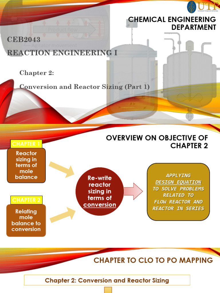 Reactor Sizing and Conversion Basics | PDF | Chemical Reactor ...