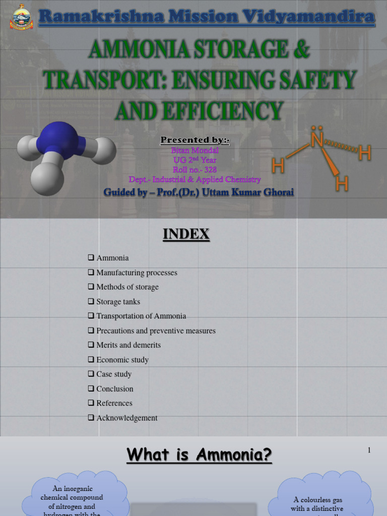 Storage and Transport of Ammonia | PDF | Ammonia | Transport