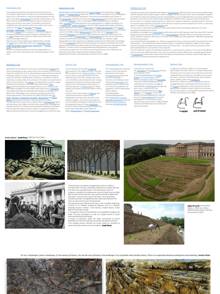 Arta Contemporana - 3 - Arta Romaneasca | PDF | Minimalism | Installation Art