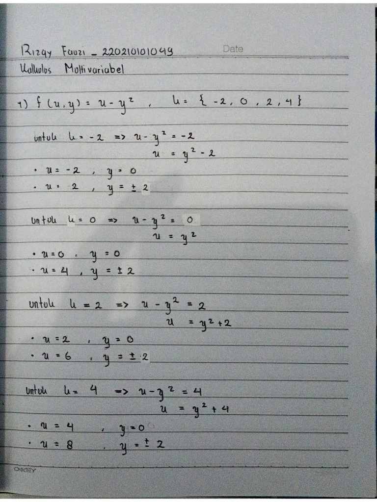 220210101049_Rizqy Fauzi (Kalkulus Multivariabel) | PDF