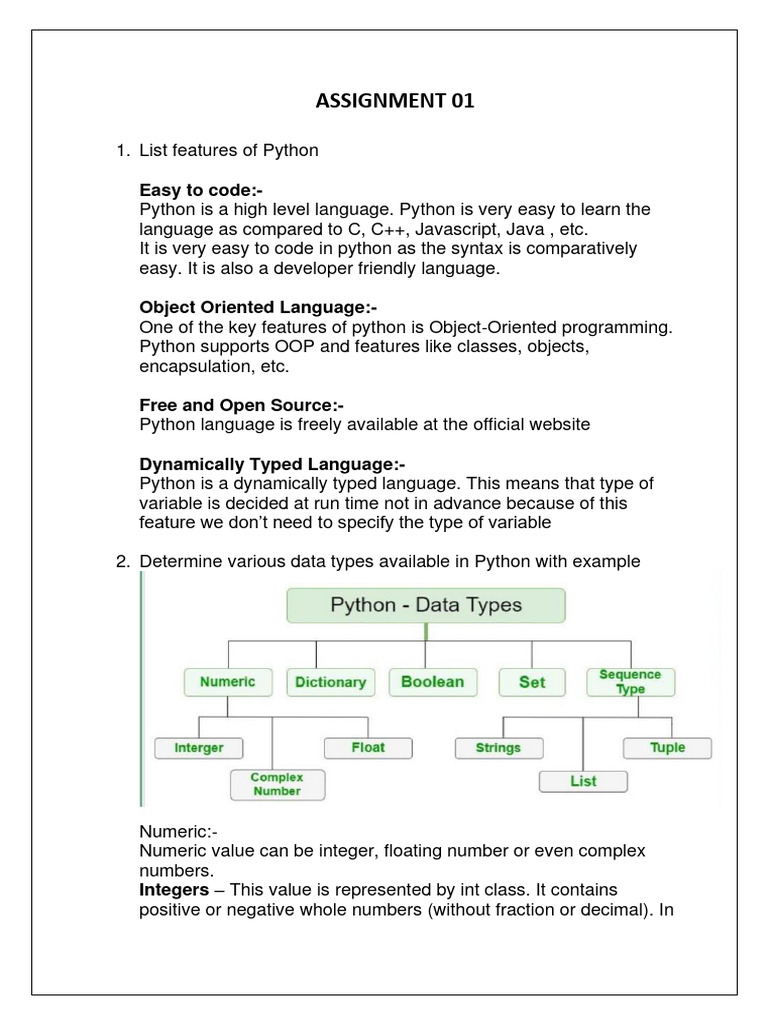 Python QB ct1 | PDF | Data Type | Python (Programming Language) Python QB ct1 | PDF | Data Type | Python (Programming Language)
