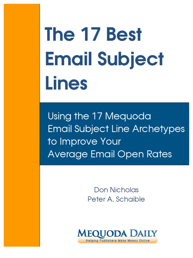 Email Subject Lines | PDF | Search Engine Optimization | Advertising