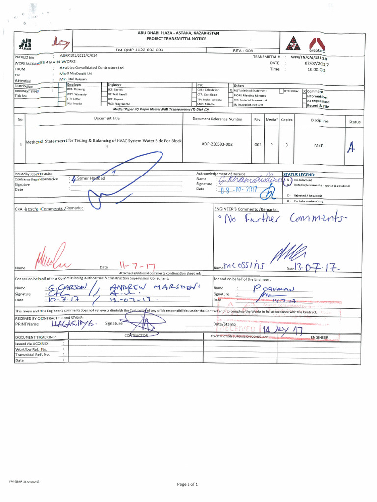 Adp-230593-002 r2 Tab Hvac - Water (A) | PDF | Pressure Measurement ...