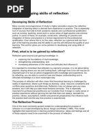 The CARL Framework of Reflection | PDF | Goal | Learning