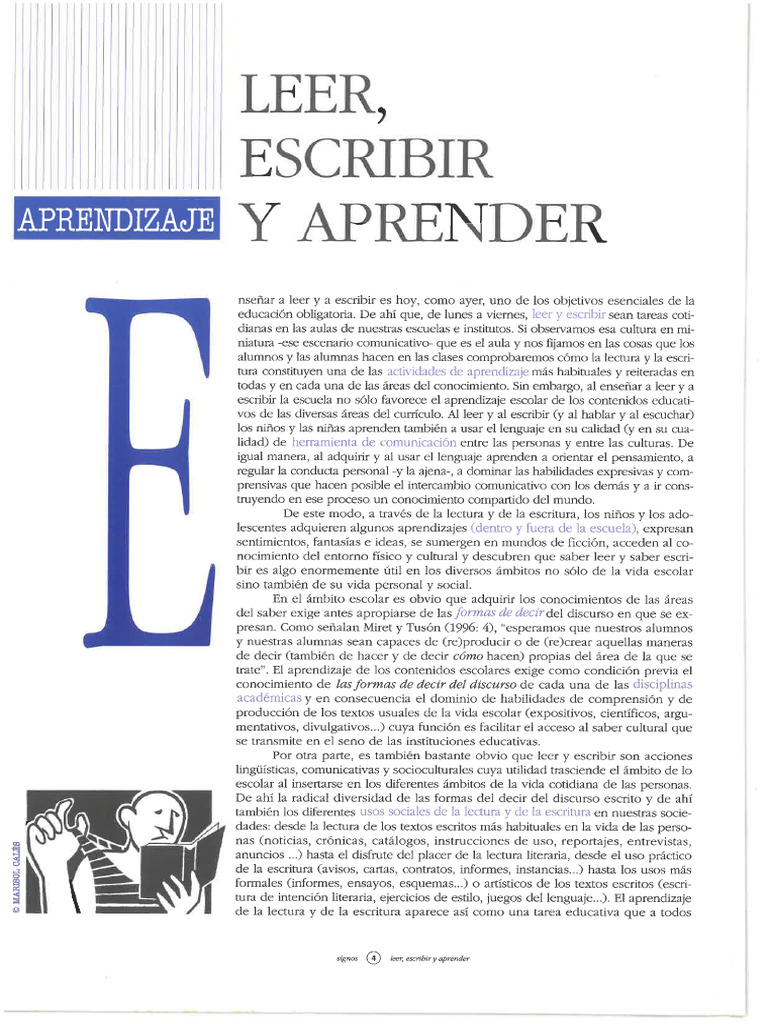 20-Leer, Escribir y Aprender-Carlos Lomas | PDF