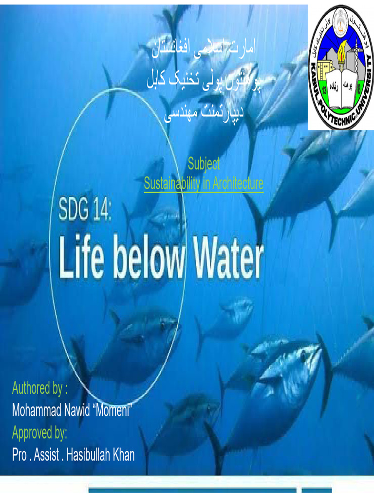 Nawid 14 Life Below Water | PDF | Natural Environment | Earth Sciences