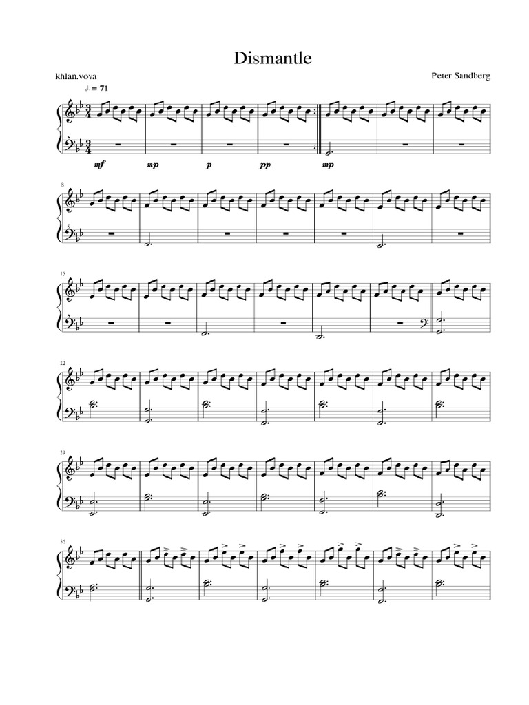 Dismantle Peter Sandberg | PDF