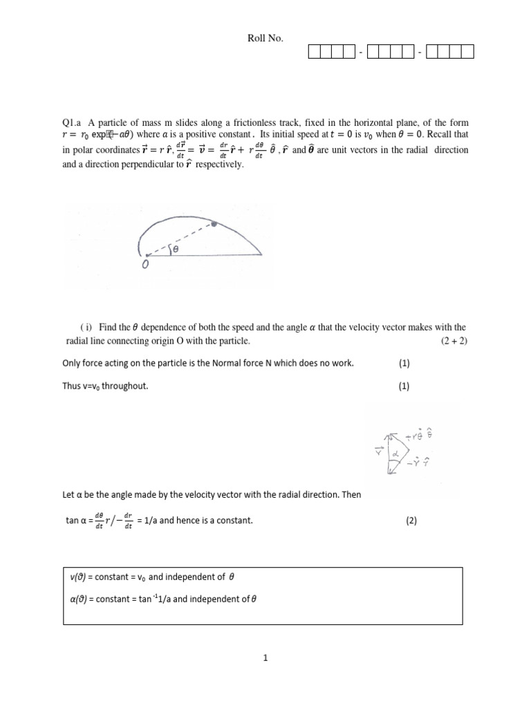 INPHO 2015 Question Paper Analysis | PDF | Refraction | Mirror
