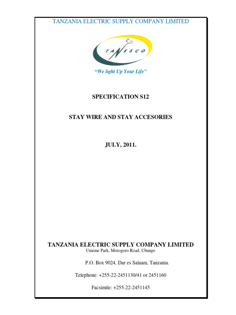 S12 - Stay Materials - Reviewed | PDF | Screw | Specification ...