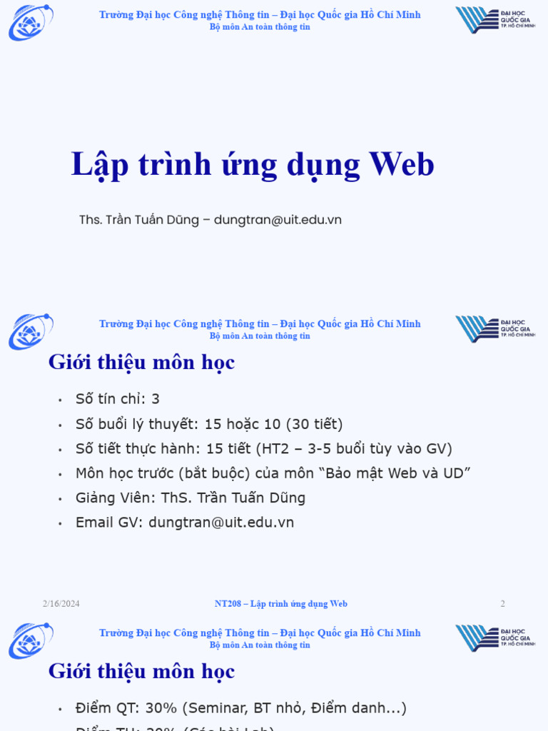 0.-NT208-Lecture0 - Web Introduction | PDF