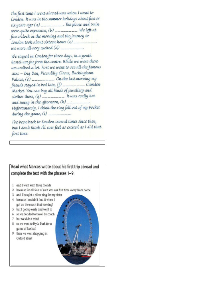 Reading handout writing | PDF