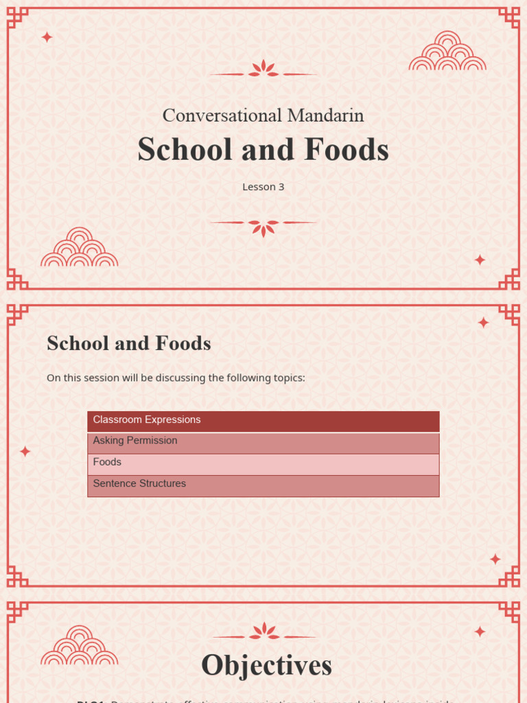 Lesson-3-School-and-Foods-2 | PDF | Foods | Cuisine