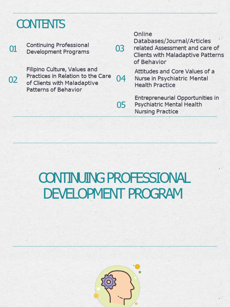 CPD in Psychiatric Nursing | PDF | Psychiatry | Mental Disorder