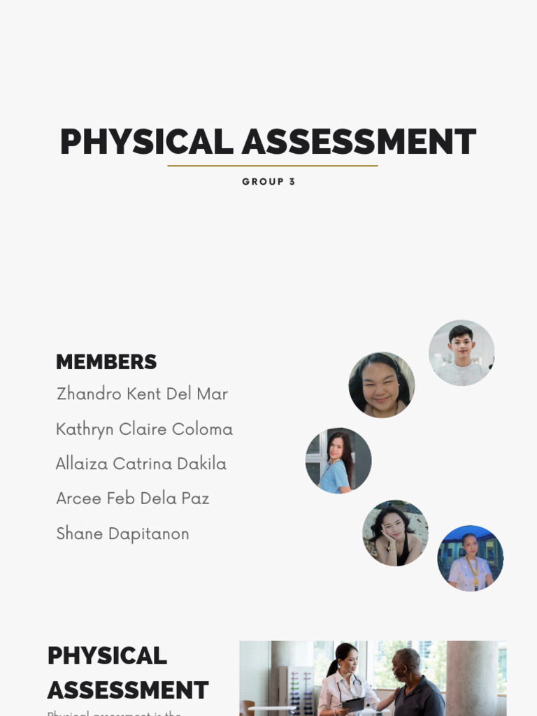 Physical Assessment | PDF | Diseases And Disorders | Clinical Medicine