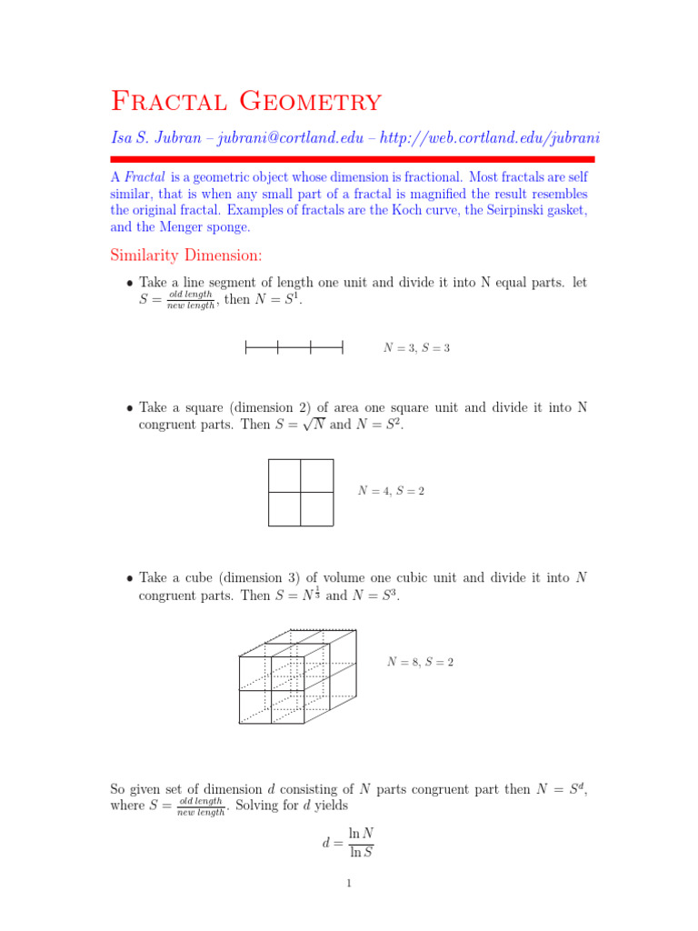 Fractals | Download Free PDF | Fractal | Geometry